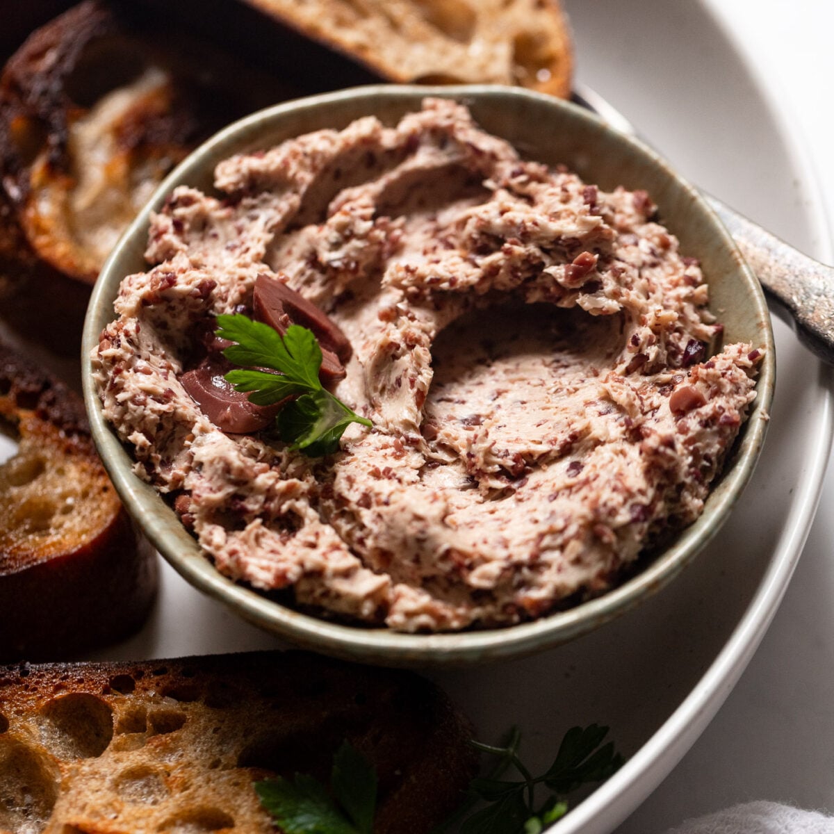 5-Minute Olive Butter Spread with Kalamata Olives