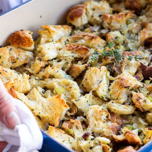 Seriously Good Vegetarian Stuffing with Fresh Herbs