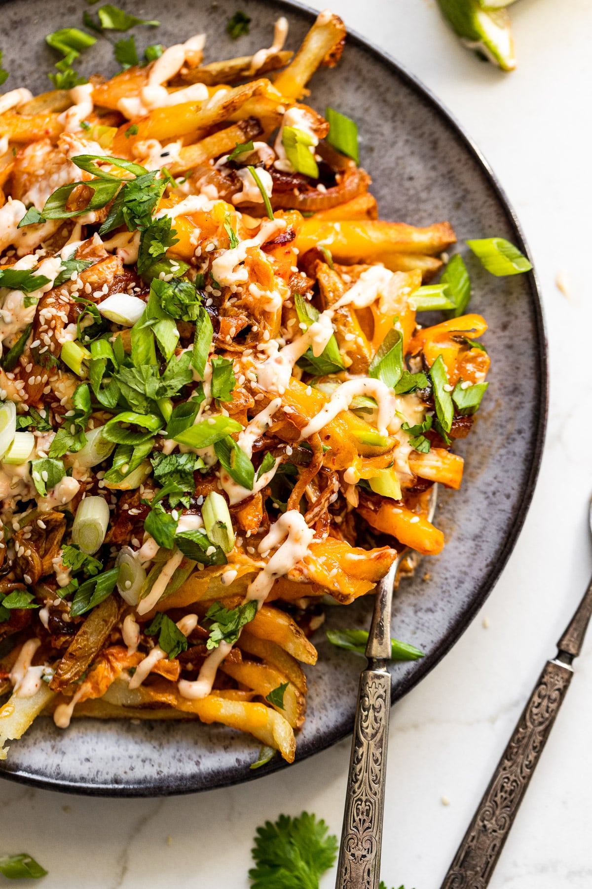 How to Make Kimchi Fries at Home - Fork in the Kitchen