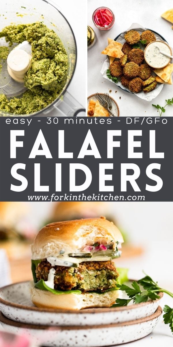 Crispy Falafel Sliders with Lemon Herb Mayo