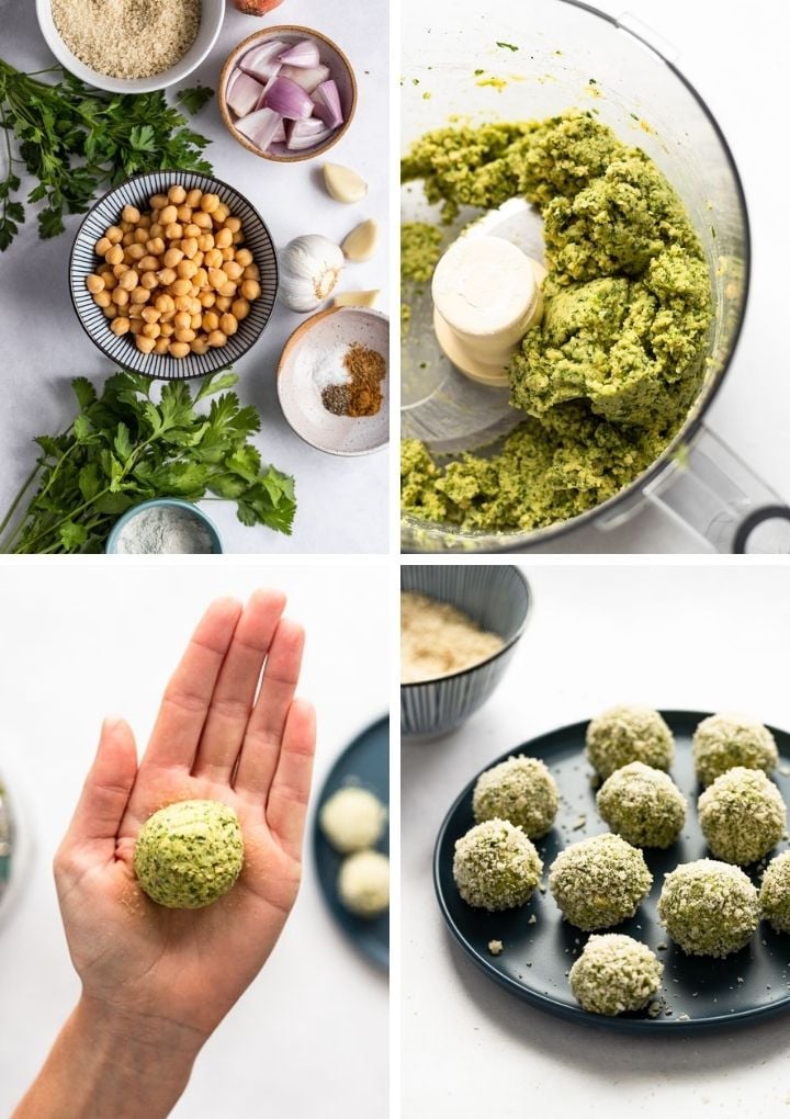 Crispy Falafel Sliders with Lemon Herb Mayo - Fork in the Kitchen