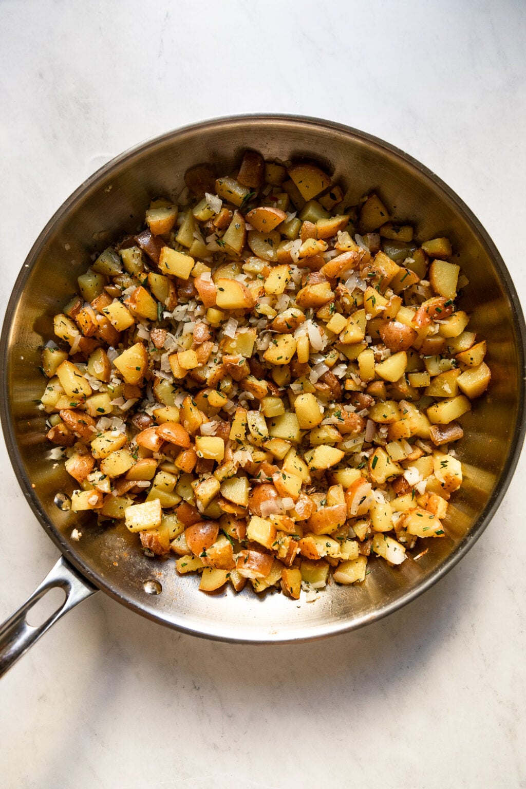 Overnight Vegetarian Breakfast Strata with Potatoes and Fontina | Fork ...