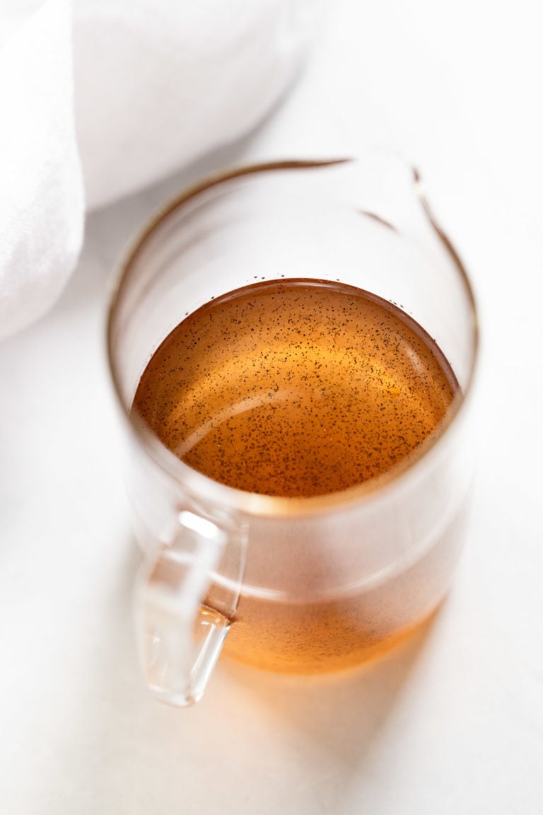 5-Minute Homemade Vanilla Simple Syrup - Fork in the Kitchen