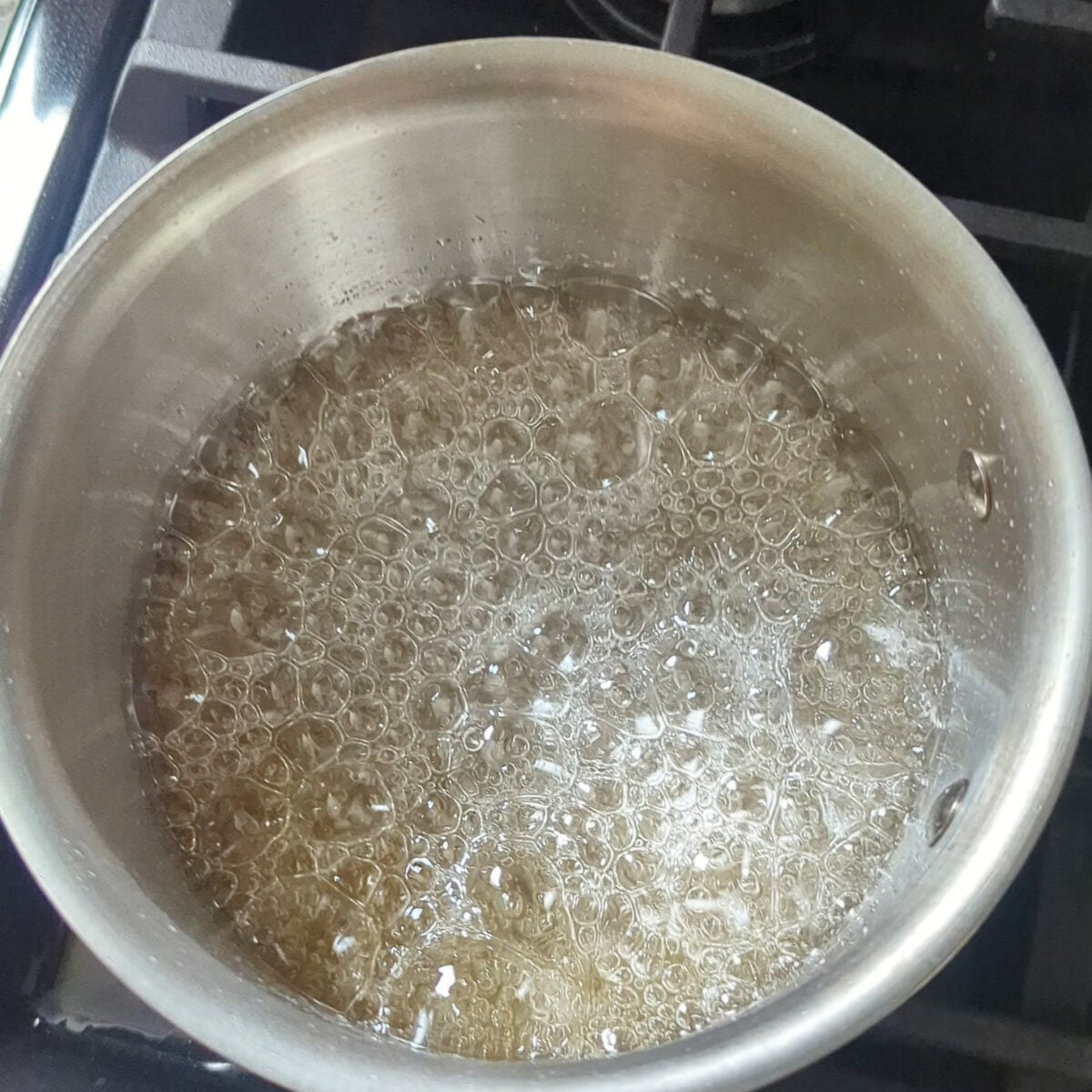 Homemade Caramel Simple Syrup (for coffee & more!)
