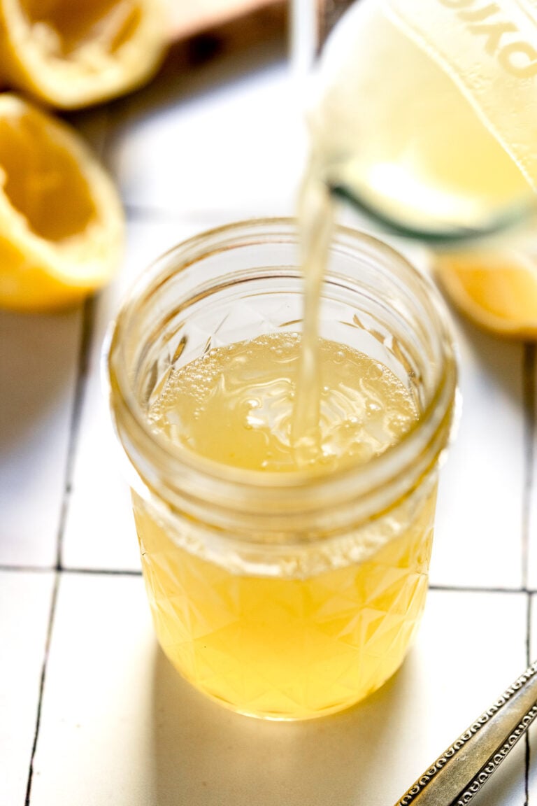 10-Minute Fresh Lemon Simple Syrup