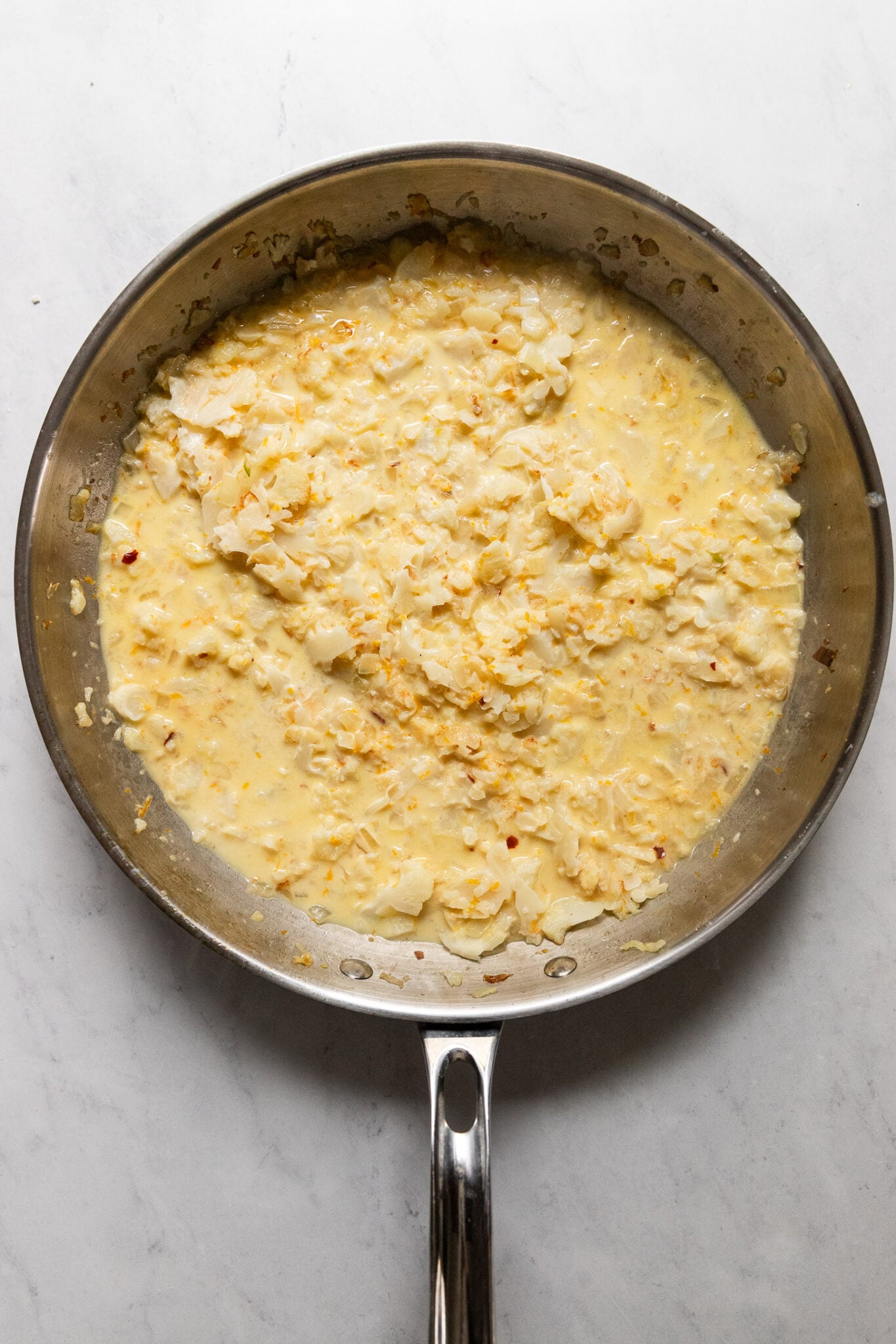 30-Minute Creamy Cauliflower and Orange Pasta