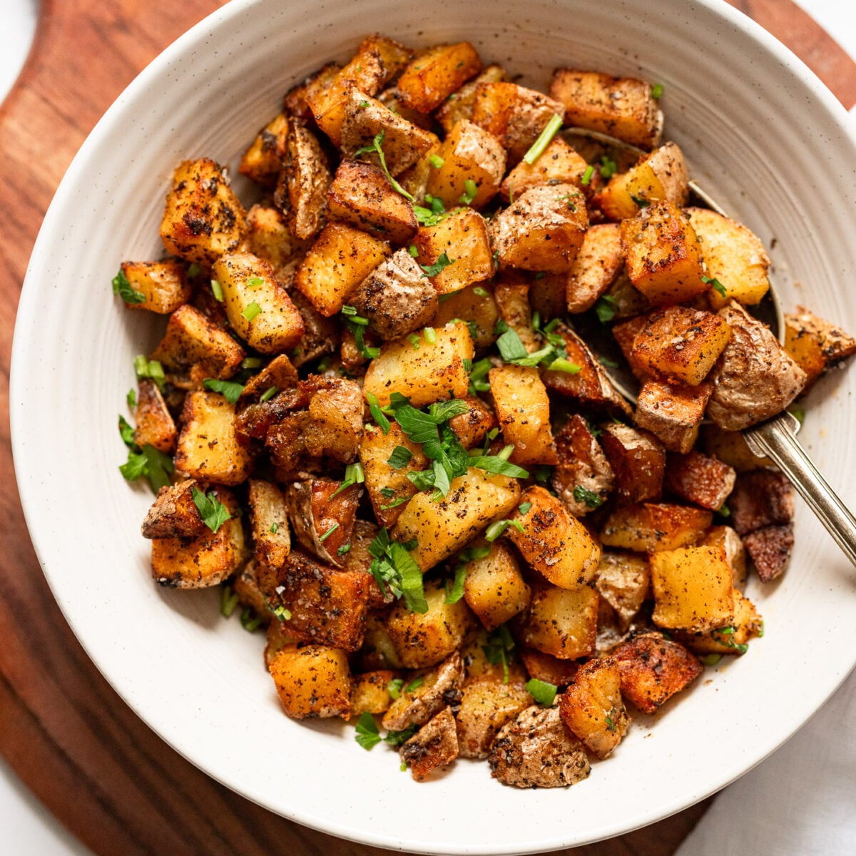 Skillet Breakfast Potatoes with Red Potatoes