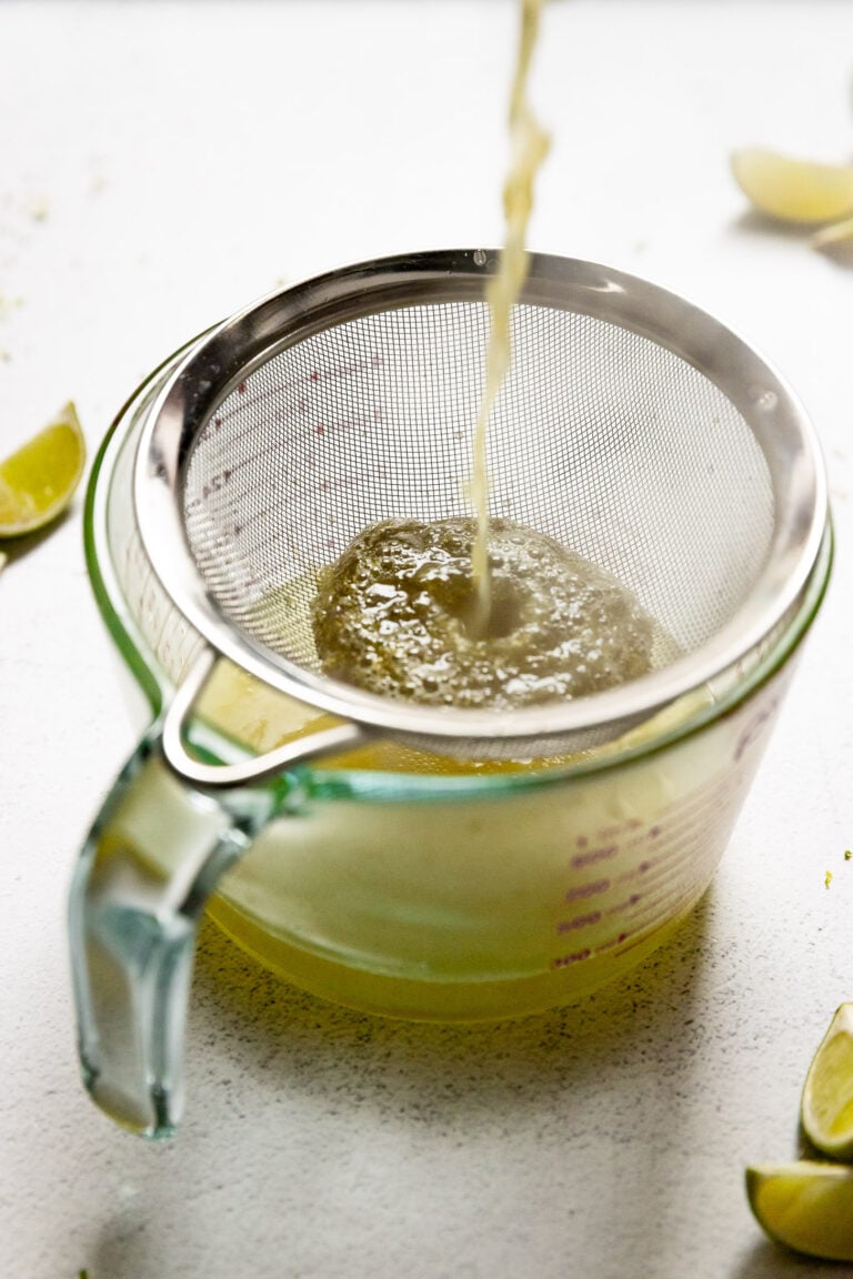 10-Minute Fresh Lime Simple Syrup