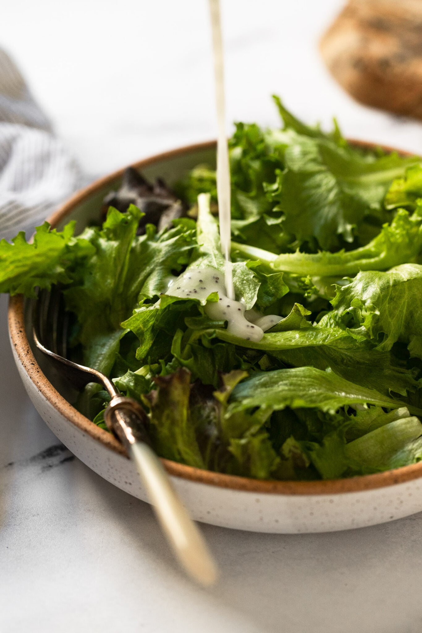 Blender Poppy Seed Dressing with Sweet Onion