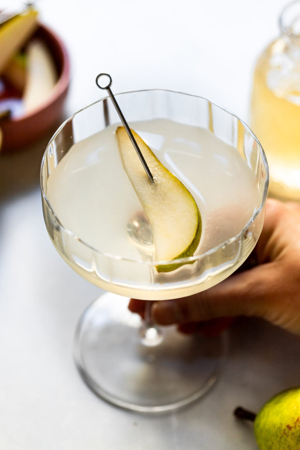 Fresh Pear Simple Syrup for Cocktails (and more!)