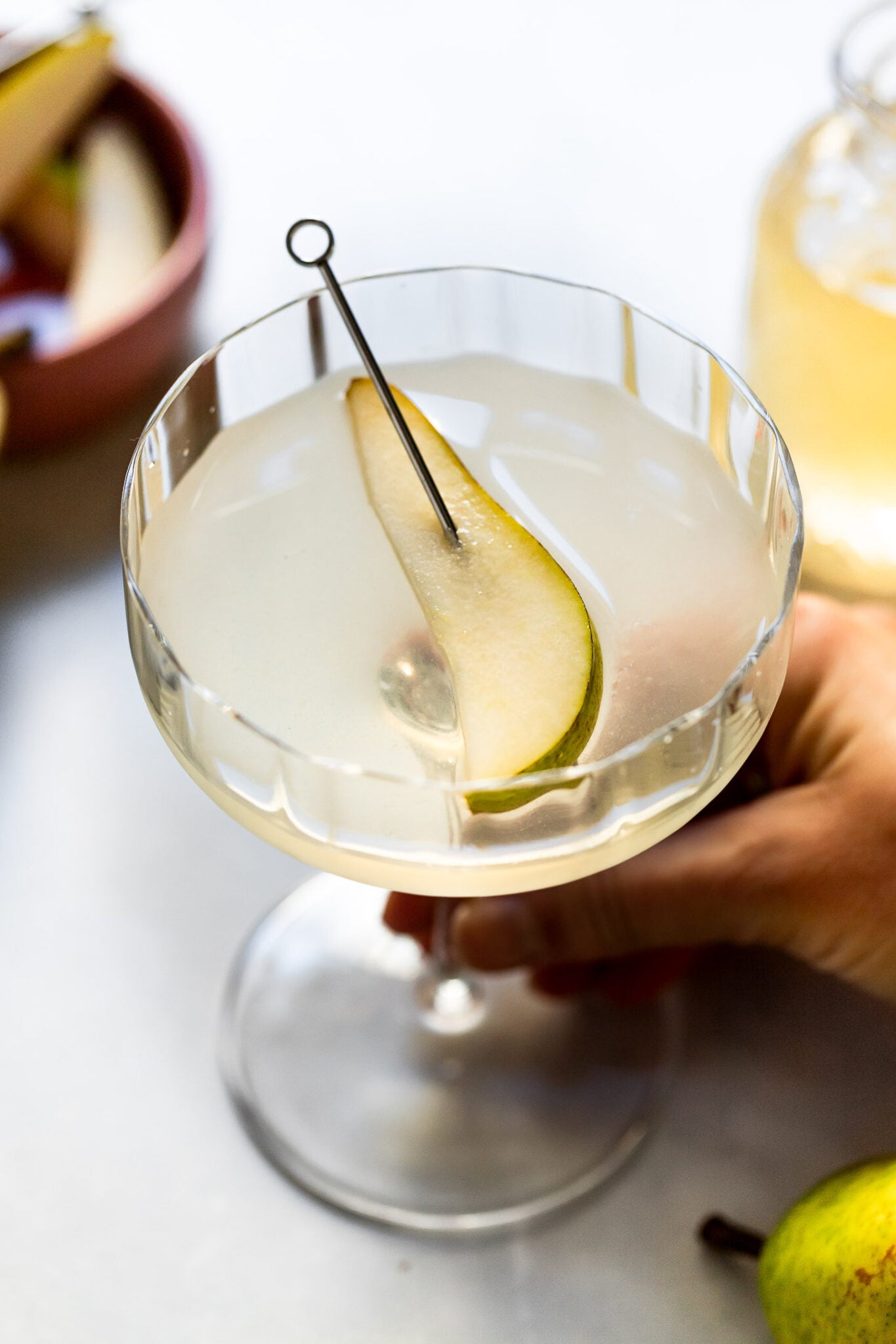 Fresh Pear Simple Syrup for Cocktails (and more!)