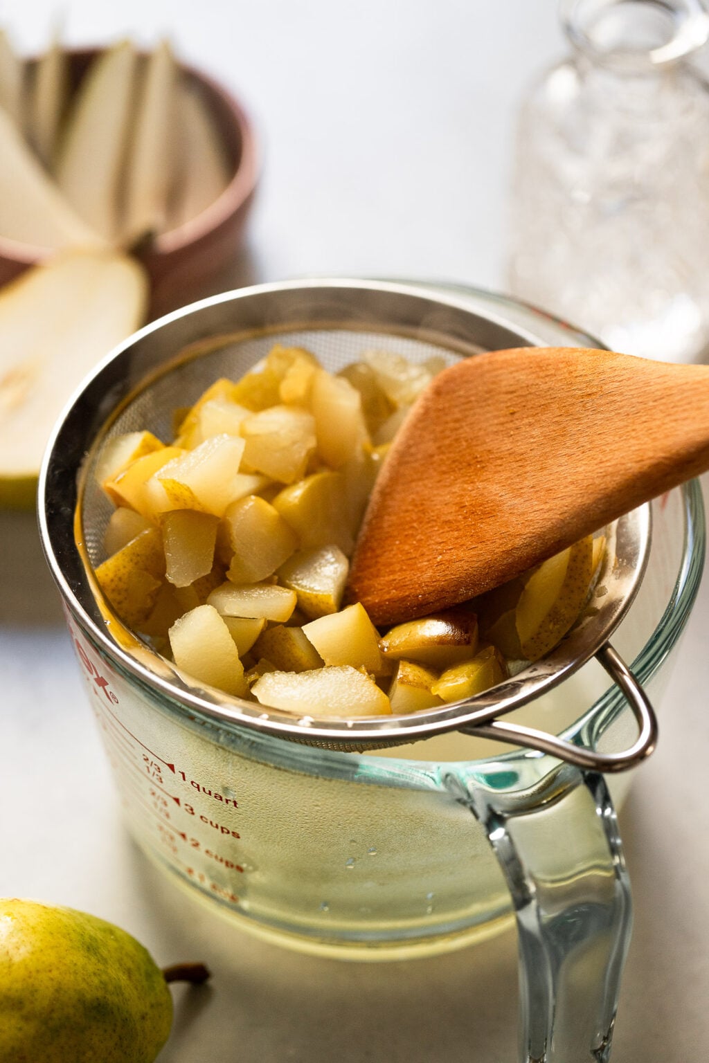 Fresh Pear Simple Syrup for Cocktails (and more!)