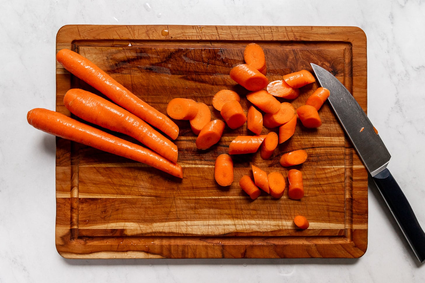 Sheet Pan Oven Roasted Leeks and Carrots