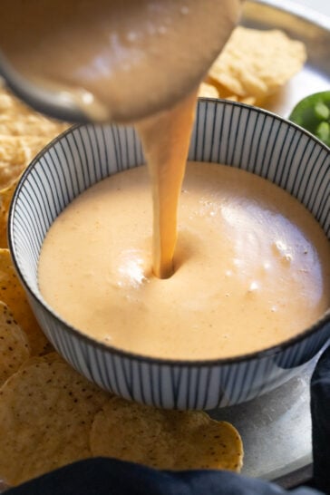 5-Minute Nacho Cheese Dip (So Easy!)