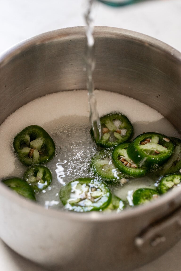 15-Minute Fresh Jalapeno Simple Syrup
